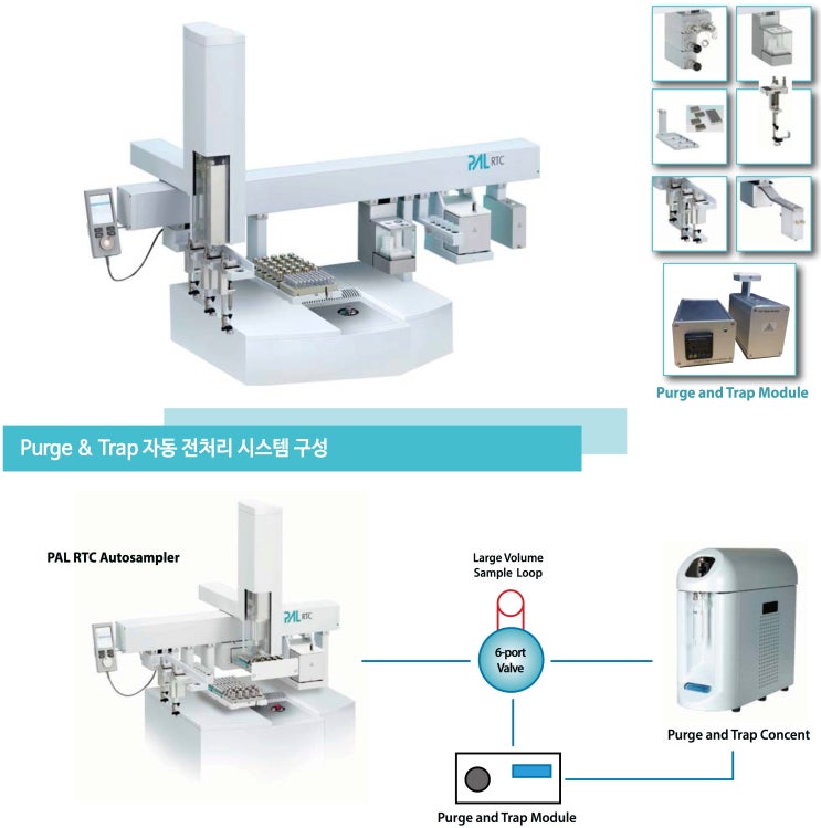 [엔바이오랩]-PAL System / On Line Purge & Trap Autosampler System / 물,토양 시료 ...