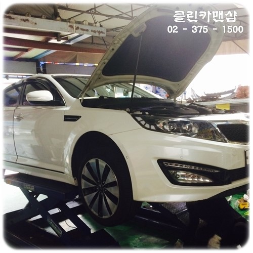 K7 지크 합성 엔진오일 합성유 교환 전문점 엔진오일 잔유제거 장비 이용해서 교환하는 카센터 자동차 각종 오일