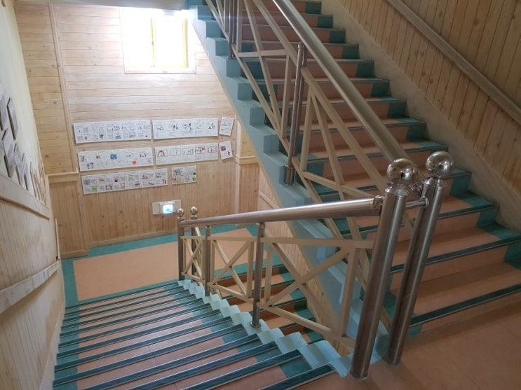 유치원 계단 친환경페인트 도장공사 네이버 블로그