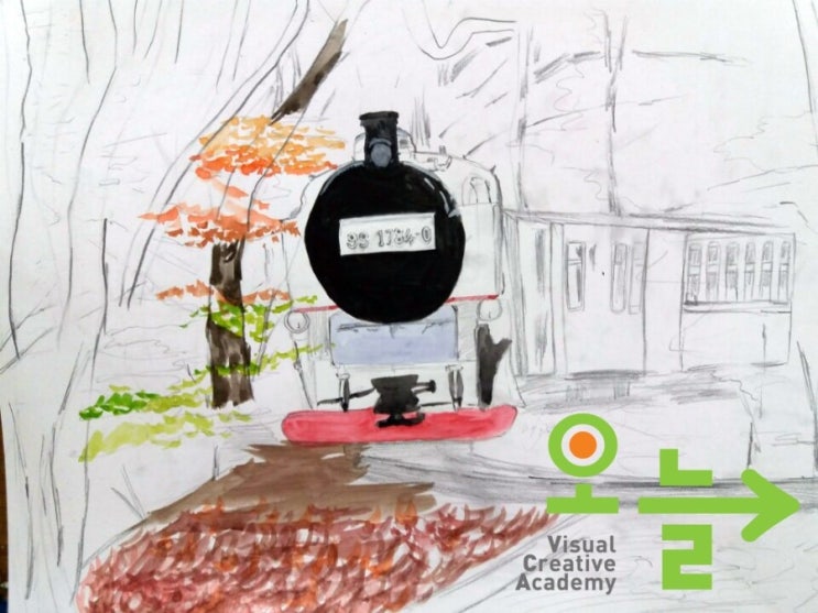 화원중학교 우장초등학교 학생의 풍경수채화 강서구 발산동 미술학원 강서구 우장산동 미술학원 네이버 블로그