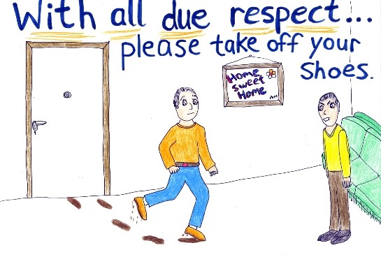 “With all due respect” : 네이버 블로그