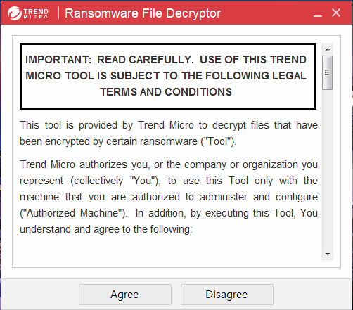 161128 Trend Micro Ransomware File Decryptor 트렌드마이크로 랜섬웨어 복구 툴 : 네이버 블로그