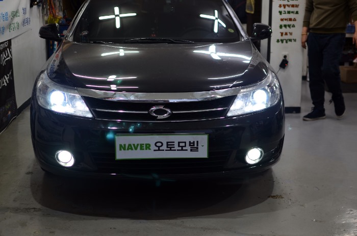 뉴sm5라구나 라이트,안개등 파워led장착편-부산sm5튜닝 : 네이버 블로그