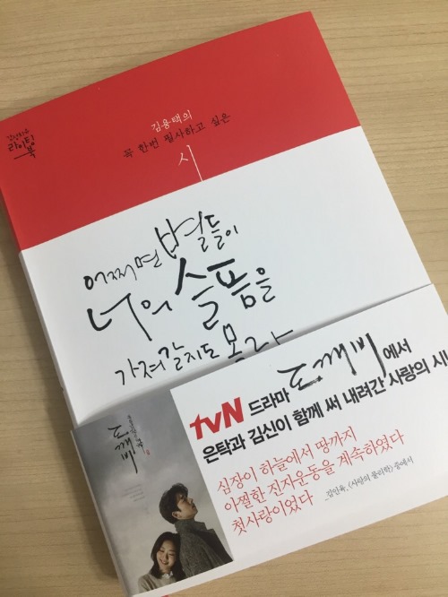 도깨비 책공유 책 드라마 도깨비 책 어쩌면 별들이 너의 슬픔을 가져갈지도 몰라 네이버 블로그