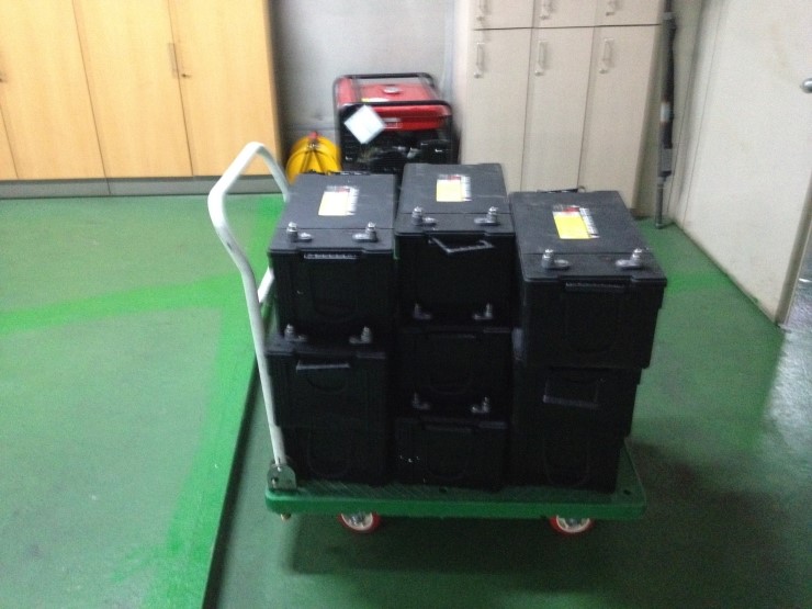정류기밧데리 교체 설치 서울 A관공서 정류기반(수배전반) 배터리 RP200-12-9EA (12V 200AH - 세방전지 ...