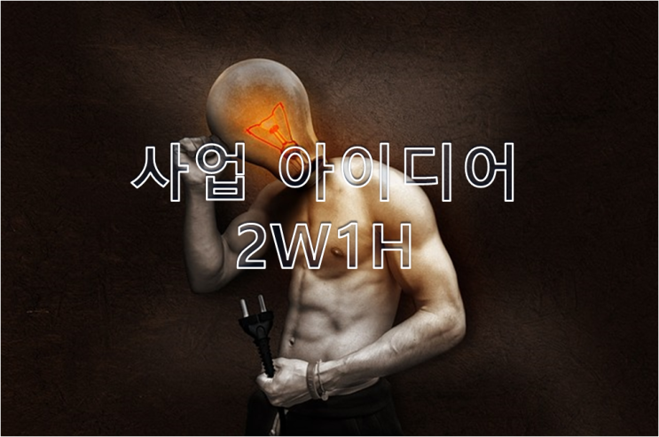 사업 아이디어 2W1H : 네이버 블로그