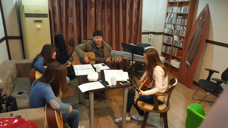 파주실용음악학원 에이뮤직 통기타그룹 네이버 블로그