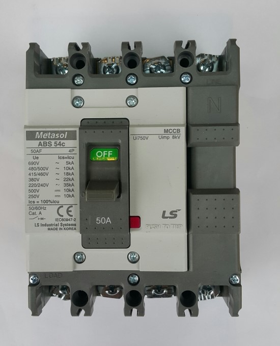 중고 차단기 LS Metasol MCCB ABS 54C 50A : 네이버 블로그