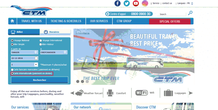 모로코 CTM 버스 인터넷으로 예약하기 : 네이버 블로그