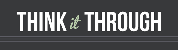 (영어표현) Think it Through 충분히 생각하라! : 네이버 블로그