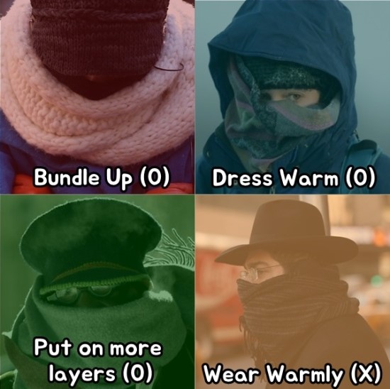 명쾌한 화요일 24. 따뜻하게 입고다녀~ Dress warm/Bundle up/Put on more layers : 네이버 블로그