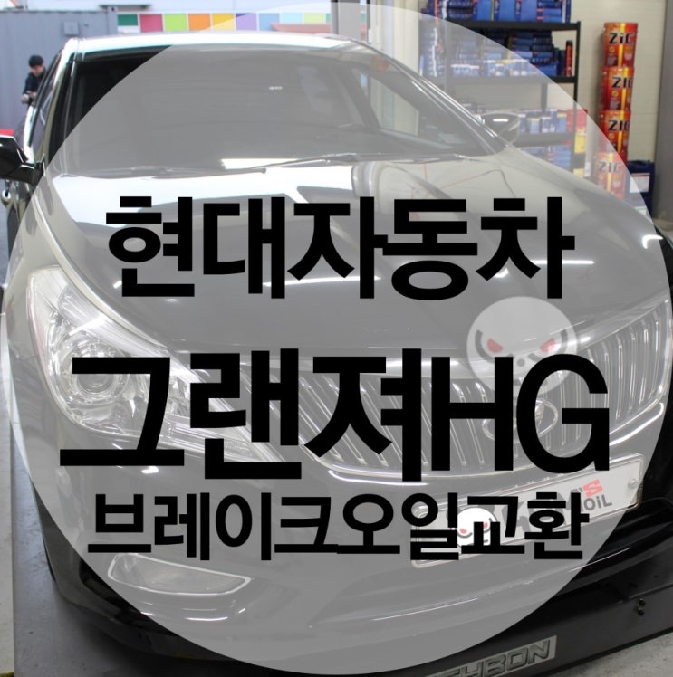 강동구 송파구 하남시 엔진오일 합성유 전문점 현대자동차 그랜저 Hg 아집 Dot4 브레이크 오일교환 곰스오일 네이버 블로그