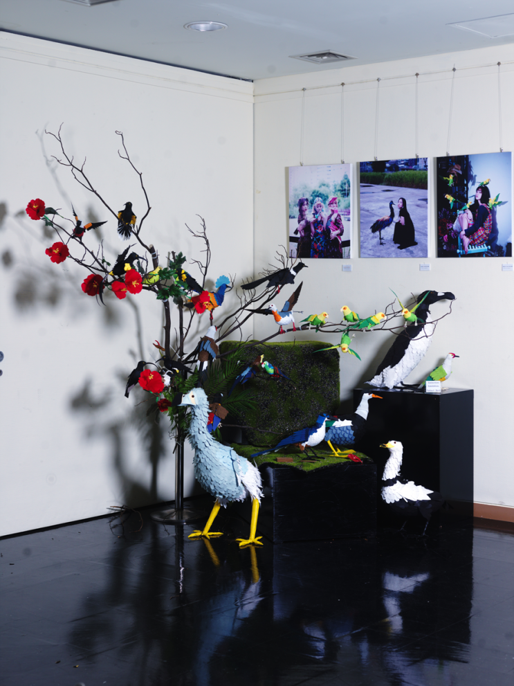 [페이퍼아트 Paperart 종이새 Paperbird] 한양대학교 응용미술교육과 졸업전시. Extinction ...