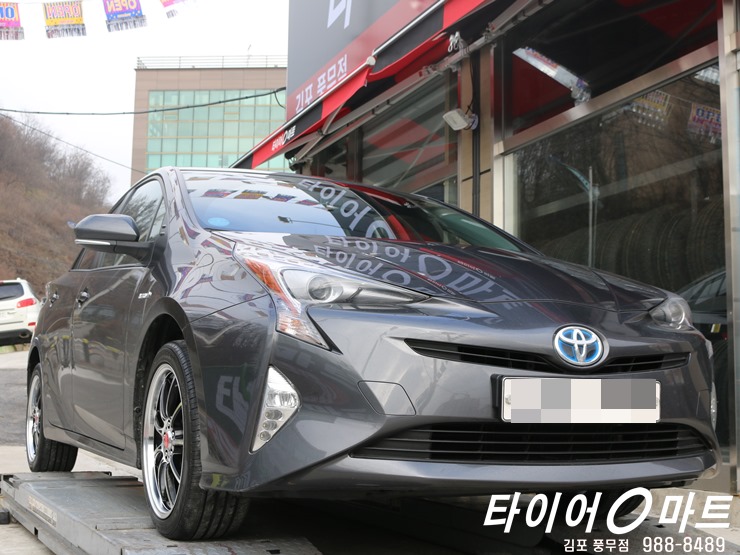 프리우스 전용휠 17인치휠 에코텍스휠 장착 일산 화정 휠타이어 네이버 블로그