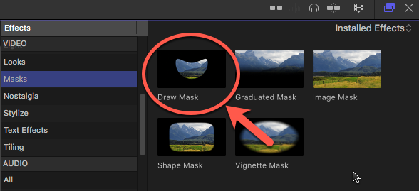 FCPX 10.3 - Draw Mask : 네이버 블로그