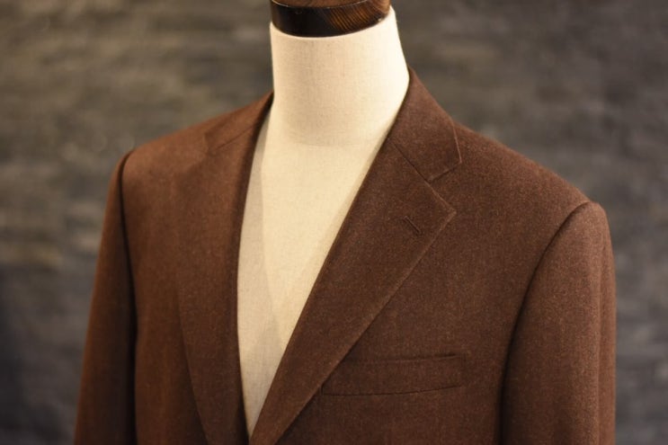 제주맞춤정장 엘사르토 다크 브라운 플란넬 슈트 : 네이버 블로그