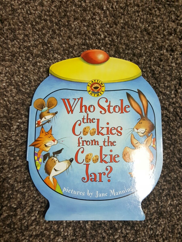 [영어그림책추천] 누가 쿠키 가져갔어? 너야? Who stole the cookies from the cookie jar ...