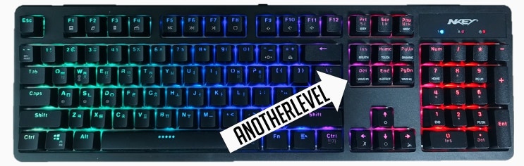 스카이디지탈 게이밍 기계식 키보드 :: NKEY A1 더블샷 RGB : 네이버 블로그