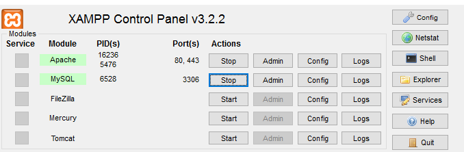 [XAMPP]mysql설정 : 네이버 블로그