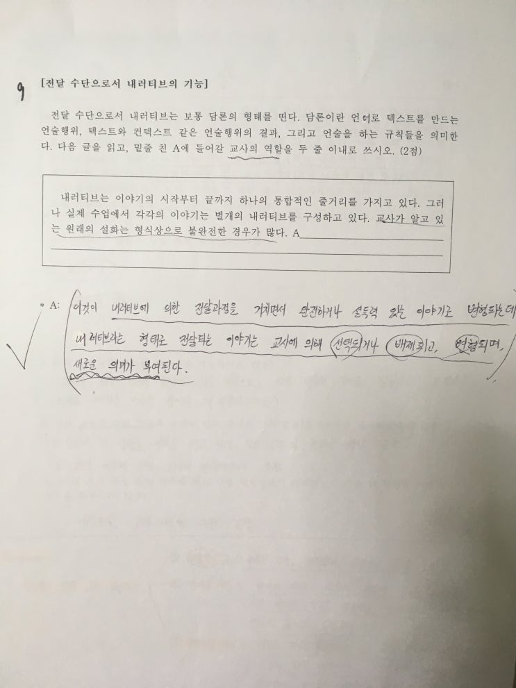 전달 수단으로서 내러티브의 기능 : 네이버 블로그