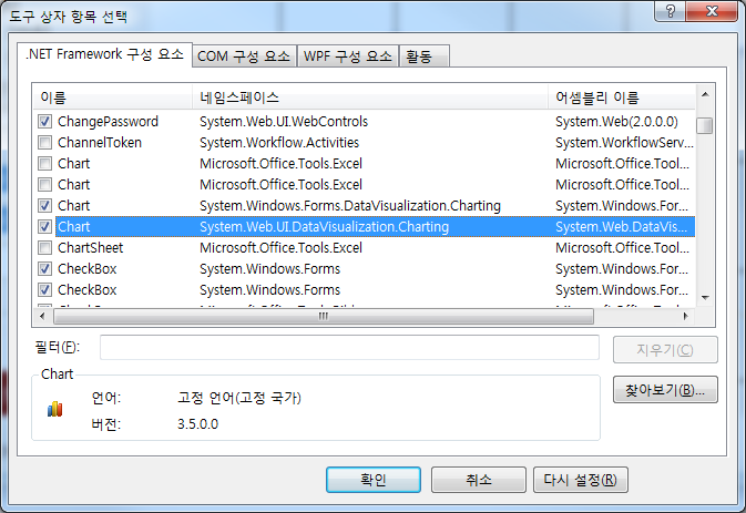 [MSChart][초급] mschart 설치 및 사용 : 네이버 블로그
