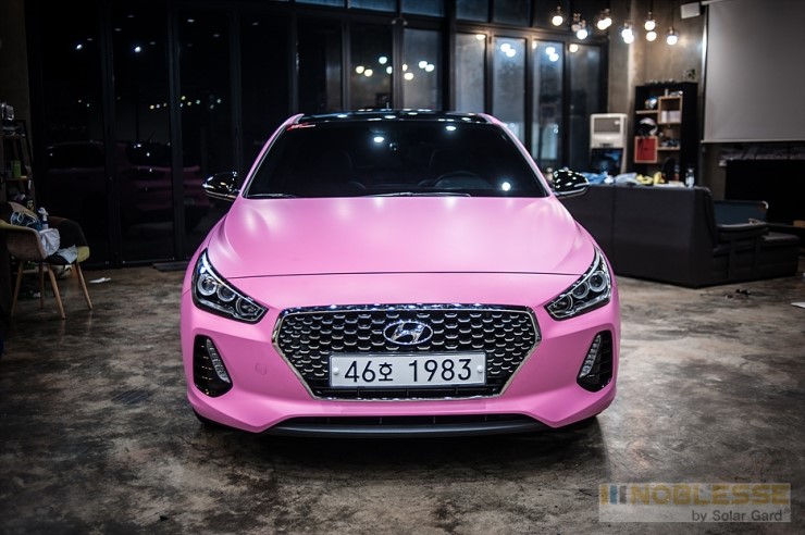 [대전 카스킨]현대 I30 PD 전체카스킨 + 3M 1080i Matte Pink(무광핑크) : 네이버 블로그
