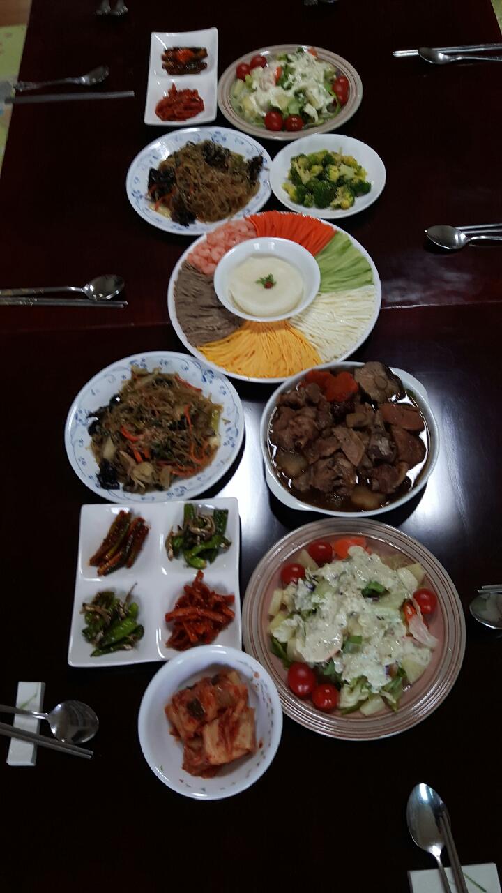 아버지 생신상차림 사진후기입니다 집들이음식 스피드가정식 네이버 블로그