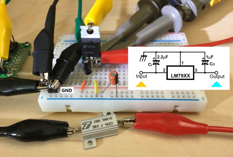 LM7905(7905) -5V 레귤레이터의 동작 : 네이버 블로그