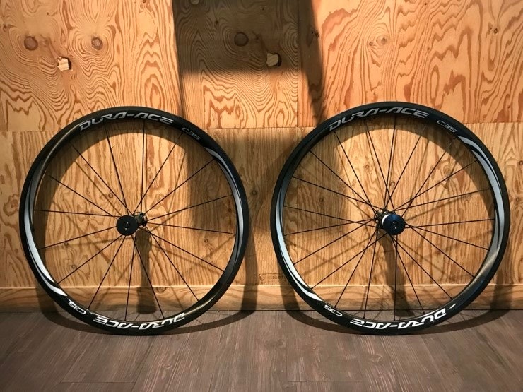 시마노 듀라에이스 C35 카본 튜블러 휠셋 Shimano Dura Ace C35 Carbon Tublar Wheel Set