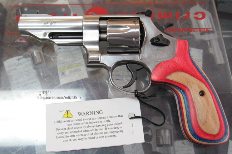 스미스 웨슨 Smith & Wesson M625 .45ACP 리볼버 권총 : 네이버 블로그