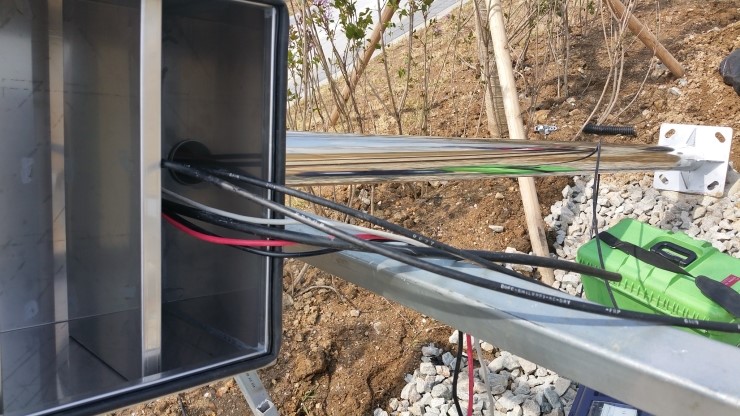 경기도 공원에 CCTV용 MINI FDF 설치 광접속 작업 : 네이버 블로그