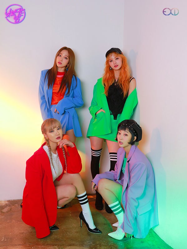 새로운 모습으로 돌아온 EXID! 새 앨범 자켓 촬영 현장 : 네이버 블로그