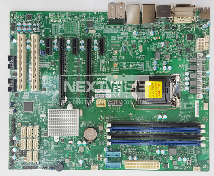 [슈퍼마이크로 한국 공식 수입원 넥스트와이즈 / 메인보드 리뷰] 슈퍼마이크로 X11SAE : 네이버 블로그