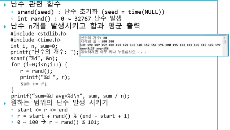 [프로그래밍 랩] 난수 확률 통계 네이버 블로그