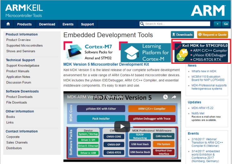 [Keil] ST사 STM32L0, STM32F0 무료 라이센스 적용하기 (ARM CORTEX M0) : 네이버 블로그