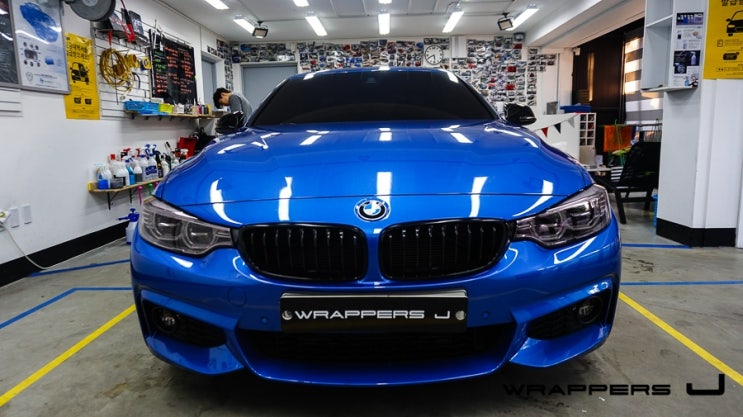 Bmw 428i 그릴랩핑 M퍼포먼스사이드데칼 사이드미러랩핑 라이트필름 네이버 블로그