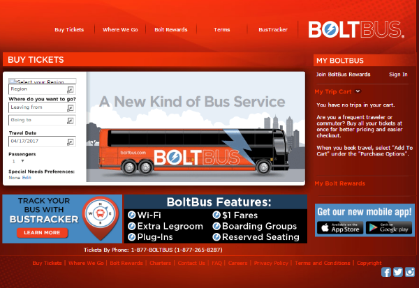 미국/캐나다 여행 준비! 미국 볼트버스 (BOLT BUS) 예약방법 : 네이버 블로그