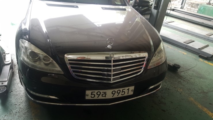 벤츠 S500 W221 ABS및 ESP 점등수리 9951 : 네이버 블로그