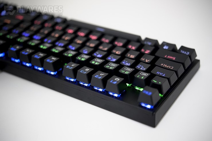 ABKO HACKER K640 RAINBOW LED(갈축) 프리뷰 : 네이버 블로그