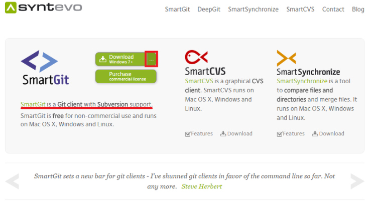 [GIT] SmartGit Portable 설치 : GIT, Subversion 지원 : 네이버 블로그