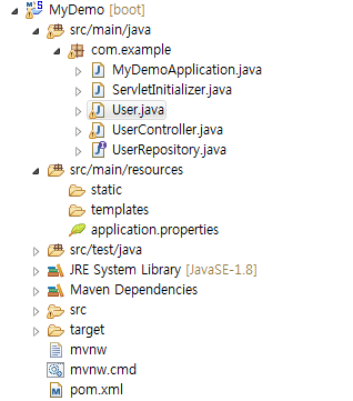 JPA 예제 (spring boot + mysql) : 네이버 블로그