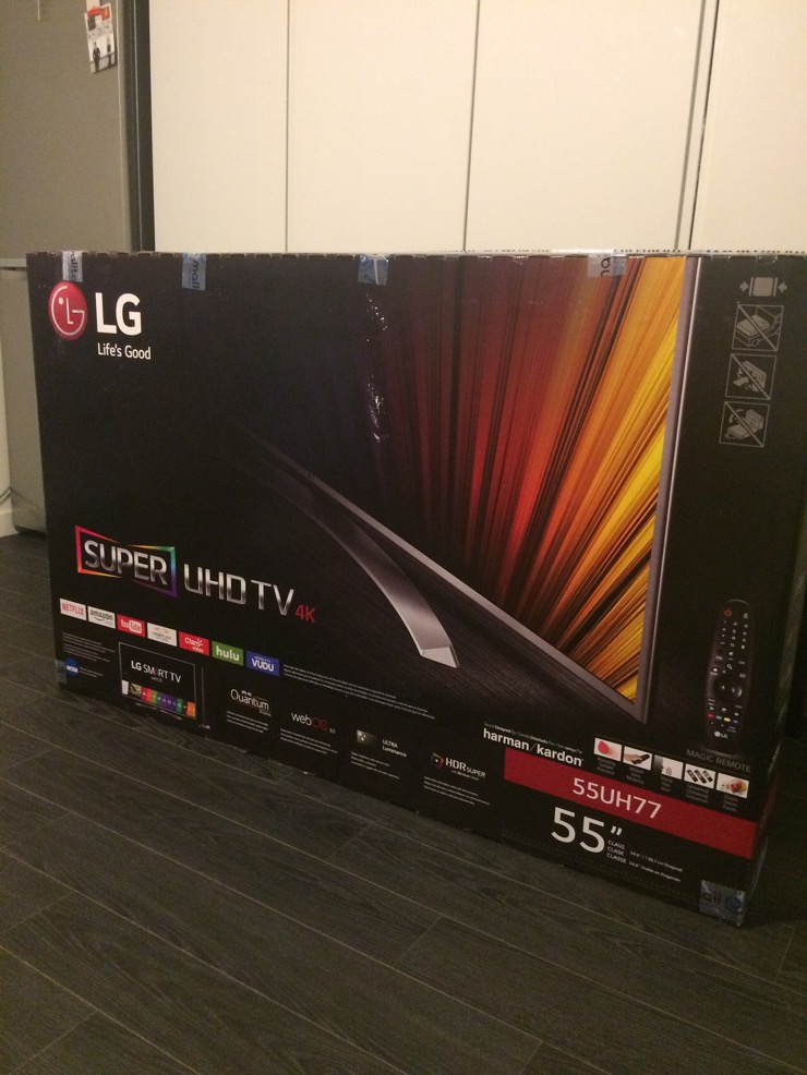 TV 직구 후기 - LG TV 55 UH 7700 4K HDR with DOLBY Vision : 네이버 블로그