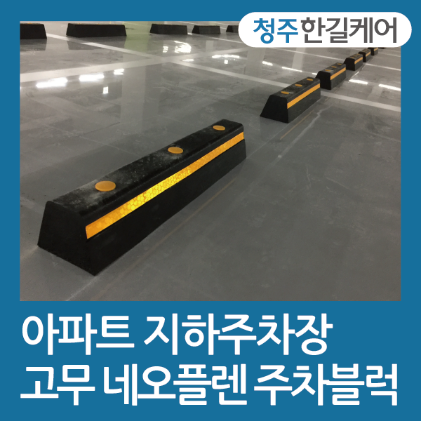 아파트 지하주차장 네오플렌 주차블럭 고무카스토퍼 설치공사 제품정보 시공사례 네이버 블로그