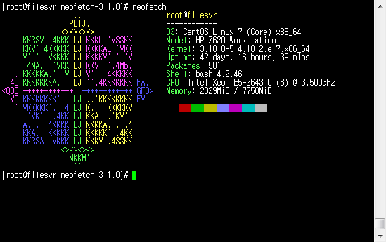 neofetch : 네이버 블로그