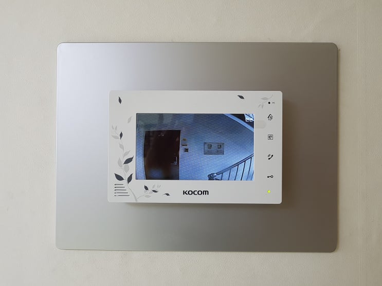 코콤비디오폰교체설치/동작구 사당동 르메이에르아파트 코콤비디오폰KCV-B374설치입니다 : 네이버 블로그