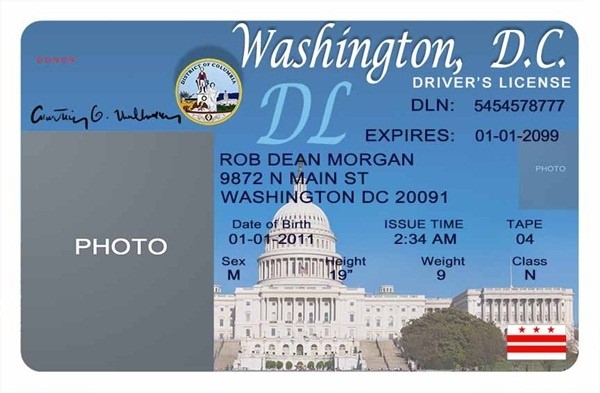 워싱턴 DC 미국운전면허증에 지역표기 "Washington, DC"로 변경 : 네이버 블로그