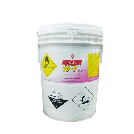[NICLON] 니크론 70-T(Tablet) 50kg 염소소독제 MSDS,GHS,TDS 워터파크, 펜션, 풀빌라 : 네이버 블로그