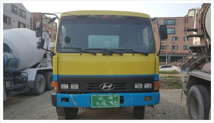 중고레미콘- 현대91A ☆ 현대구형믹서트럭 (계약완료) : 네이버 블로그