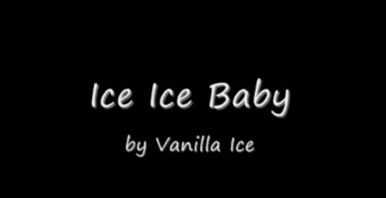 Vanilla Ice - Ice Ice Baby 가사 애드리브 해석 ( 한글 자막 ) : 네이버 블로그