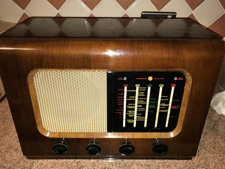 빈티지 밸브 라디오 Vintage Valve Radio,Pye P45,Multiband,1950,Nice Set,Working ...